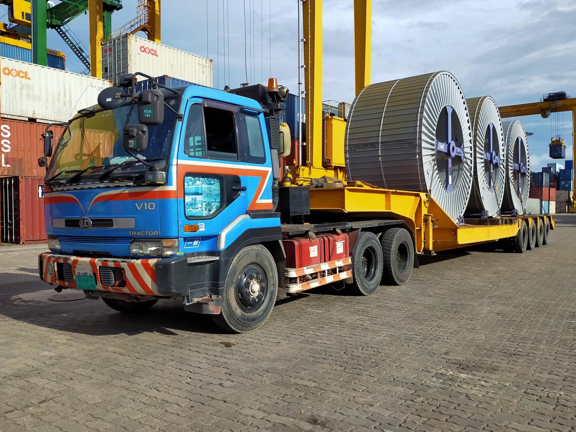 CLL Move Dhaka Cable Drums | Breakbulk