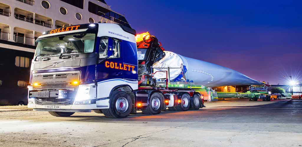 Collett Begins Turbine Transport for Solwaybank | Breakbulk