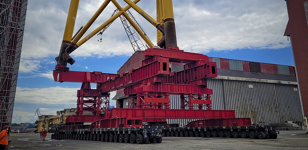 Fagioli Loads Out Wind Farm Jackets | Breakbulk