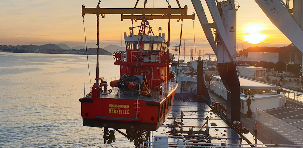 Blue Water Moves Marseille Fire Vessel | Breakbulk