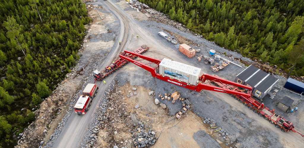 Mammoet Delivers Giant Transformer for Swedish Wind Project (video ...