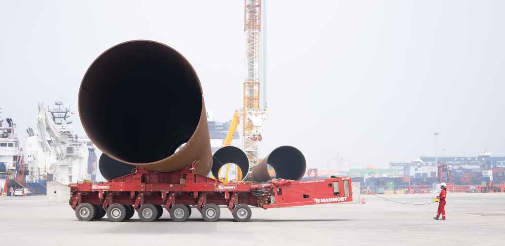 Mammoet Delivers Components For Taiwan Wind Project | Breakbulk