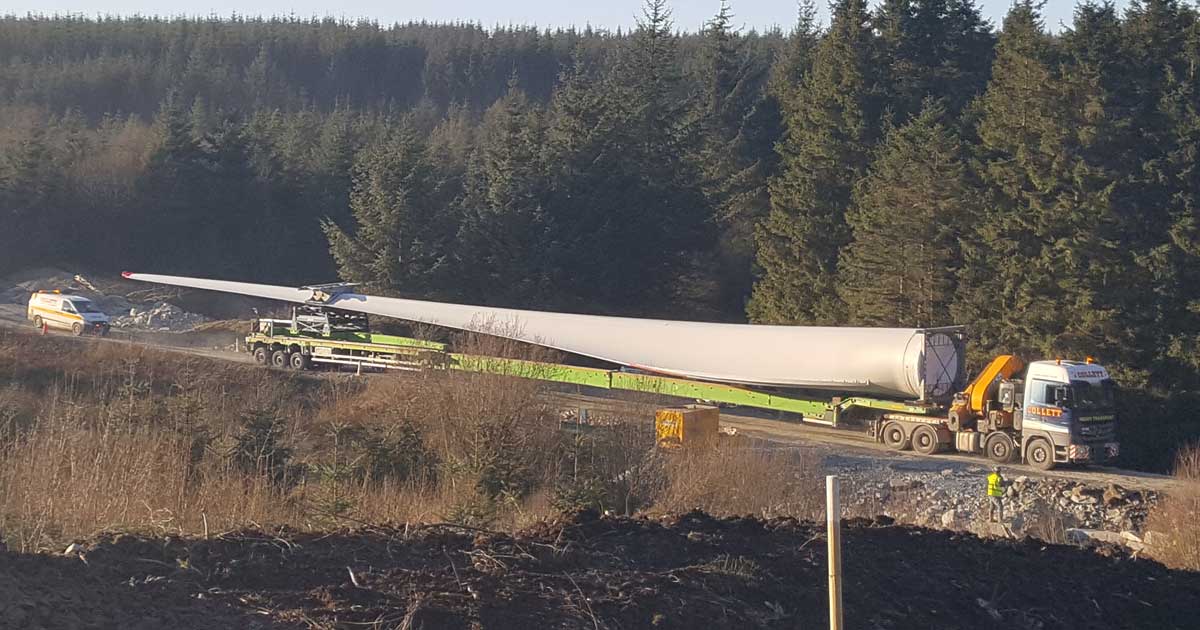 Clocaenog Forest Wind Farm Begins | Breakbulk Europe