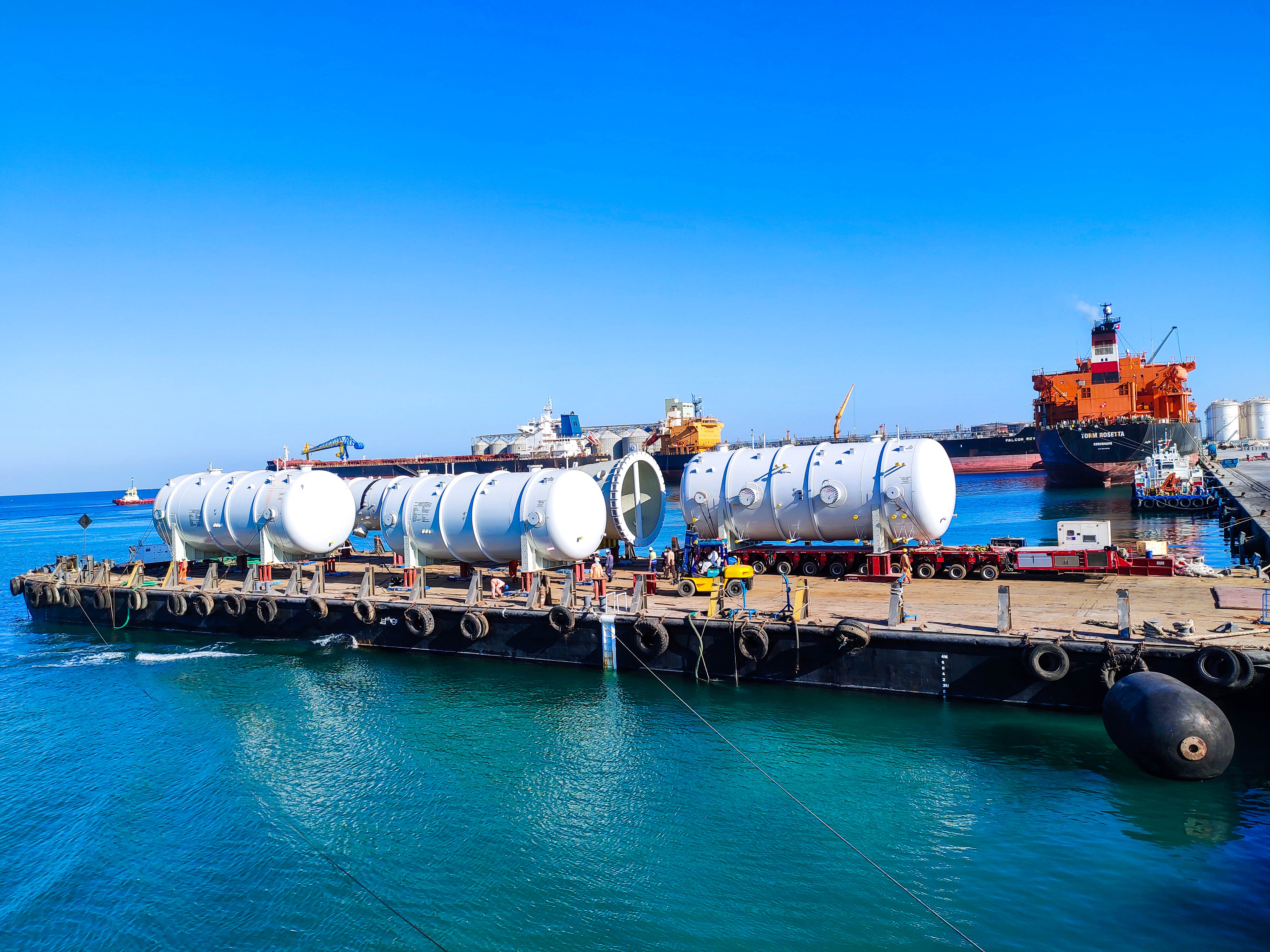 Al Faris Transported 19 Vessels for a Crude-Oil Production Facility in ...